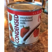 Safeway Condensed Milk, Sweetened: Calories, Nutrition Analysis & More ...