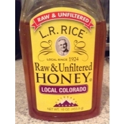 L.R. Rice Raw And Unfiltered Honey: Calories, Nutrition Analysis & More ...
