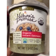 Nature's Promise Organic Instant Oatmeal: Calories, Nutrition Analysis ...