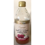 Spectrum Naturals Organic Unpasteurized Apple Cider Vinegar: Calories ...