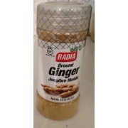 Badia Ground Ginger: Calories, Nutrition Analysis & More | Fooducate