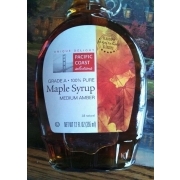 Pacific Coast Selections Grade A, 100% Pure Maple Syrup: Calories ...