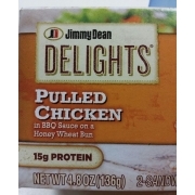 Jimmy Dean Delights, Pulled Chicken In Bbq Sauce On A Honey Wheat Bun ...