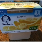 Gerber Bananas: Calories, Nutrition Analysis & More | Fooducate