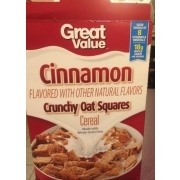 Great Value Cinnamon Flavored With Other Natural Flavors, Crunchy Oat ...
