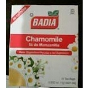 Badia Tea, Chamomile: Calories, Nutrition Analysis & More | Fooducate