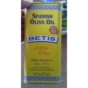 Betis Spanish Olive Oil: Calories, Nutrition Analysis & More | Fooducate