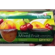 Safeway Kitchens Extra Cherry Mixed Fruit, In Natural Cherry Flavored ...