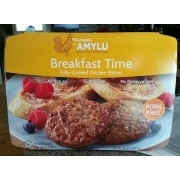 Amylu Breakfast Time Fully Cooked Chicken Patties: Calories, Nutrition ...