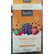 Essential Everyday Fruit Flavored Snacks, Variety Pack: Calories ...