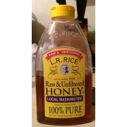 L.R. Rice Raw & Unfiltered Honey, 100% Pure: Calories, Nutrition ...