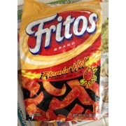 Fritos Brand Flamin' Hot, Flavored Corn Chips: Calories, Nutrition ...