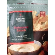 Archer Farms Habanero Ranch, Potato Chips: Calories, Nutrition Analysis ...