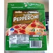 Meijer Sliced Turkey Pepperoni: Calories, Nutrition Analysis & More ...