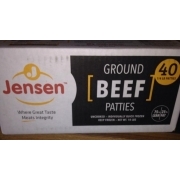 Jensen Ground Beef Patties: Calories, Nutrition Analysis & More | Fooducate