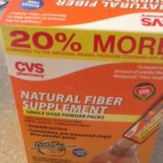 User added: cvs natural fiber supplement: Calories, Nutrition Analysis ...