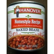 Hanover Baked Beans, Homestyle Recipe: Calories, Nutrition Analysis ...