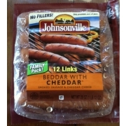 Johnsonville Beddar With Cheddar, Smoked Sausage & Cheddar Cheese ...