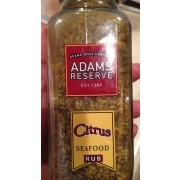 Adams Spice Company Adams Reserve, Citrus Seafood, Rub: Calories ...