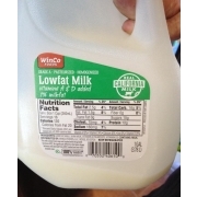 Winco Foods Grade A, Pasteurized, Lowfat Milk: Calories, Nutrition ...
