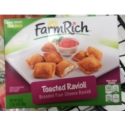 Farm Rich Toasted Ravioli: Calories, Nutrition Analysis & More | Fooducate