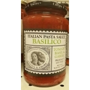 Italian Pasta Sauce Basilico, Tomato, Basil And Garlic: Calories ...