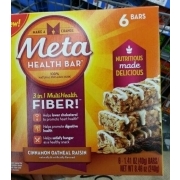 Make A Change Meta Health Bar, Cinnamon Oatmeal Raisin: Calories ...