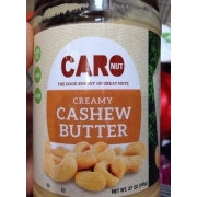 Caro Nut Creamy Cashew Butter: Calories, Nutrition Analysis & More ...