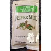 Pepper Mill The Essence Of Fresh Flavors, Fat Free Classic Italian ...