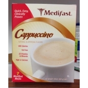 Medifast Cappuccino, Natural & Artificiial Flavors: Calories, Nutrition ...