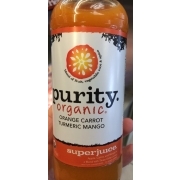 Purity Organic Orange Carrot Turmeric Mango Juice: Calories, Nutrition ...