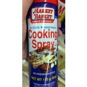 Market Basket Cooking Spray, No Stick, Vegetable: Calories, Nutrition ...