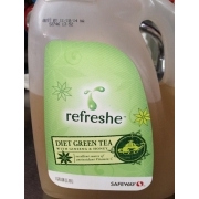 Safeway Refreshe, Diet Green Tea With Ginseng & Honey: Calories ...