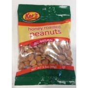 Kar's Honey Roasted Peanuts, All Natural: Calories, Nutrition Analysis ...