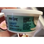 Meijer Light Cream Cheese: Calories, Nutrition Analysis & More | Fooducate