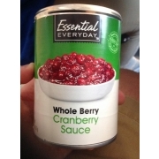 Essential Everyday Cranberry Sauce, Whole Berry: Calories, Nutrition ...