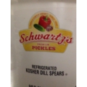 Schwartz's Pickles: Calories, Nutrition Analysis & More | Fooducate