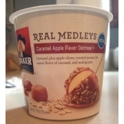 Quaker Real Medleys, Caramel Apple Flavor Oatmeal Plus: Calories ...