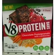 V8 Protein Bars, Chocolate Pomegranate With Cranberries: Calories ...