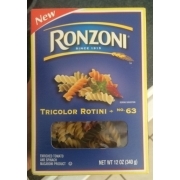 Ronzoni Tricolor Rotini Enriched Tomato And Spinach Macaroni Product ...