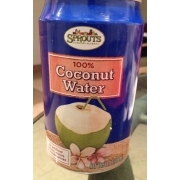 Sprouts Farmers Market 100% Coconut Water: Calories, Nutrition Analysis ...