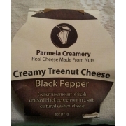 Parmela Creamery Creamy Treenut Cheese, Black Pepper: Calories ...
