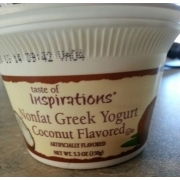 The Epic Seed Greek Yogurt, Non-fat, Coconut: Calories, Nutrition ...