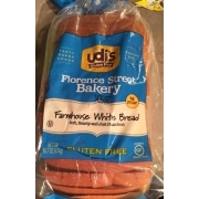 Udi's Florence Street Bakery, Farmhouse White Bread: Calories ...