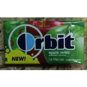 Wrigley's Orbit, Apple Remix, Artificially Flavored, Sugarfree Gum ...