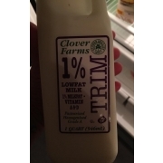 Clover Farms 1% Lowfat Milk: Calories, Nutrition Analysis & More ...