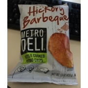 Metro Deli Hickory Barbeque, Kettle Cooked Potato Chips: Calories ...