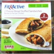 Fit & Active 2 Pretzel Bread Stuffedd Sandwiches, Barbecue Recipe ...