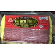 ShopRite Turkey Bacon, Cured Turkey Thighs Chopped And Formed: Calories ...