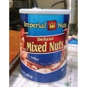 Imperial Nuts Mixed Nuts, Deluxe, Salted: Calories, Nutrition Analysis ...